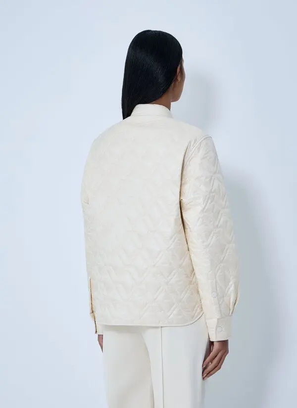 Moncler Logo Motif Quilted Jacket - Multicolor