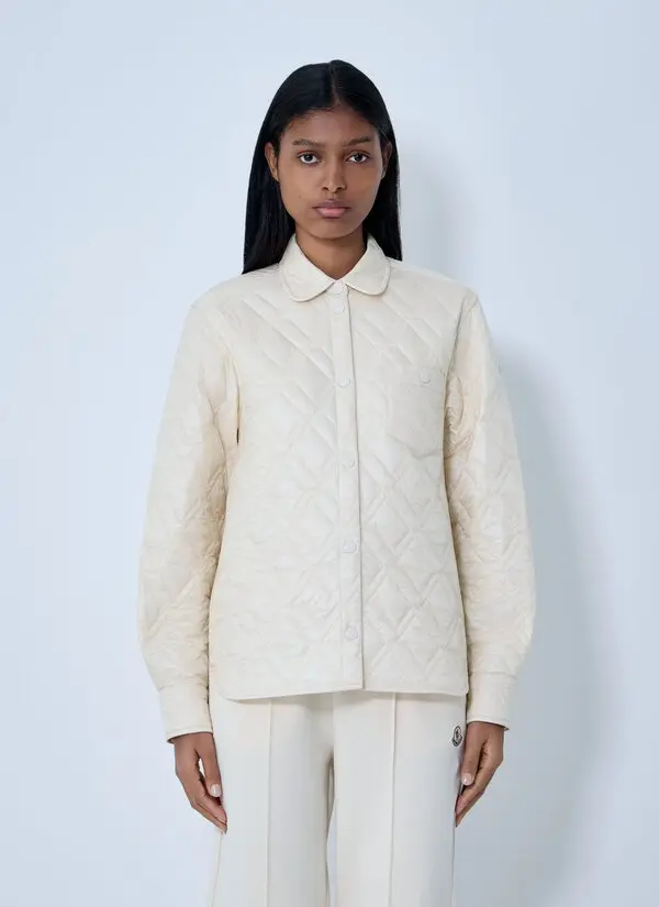 Moncler Logo Motif Quilted Jacket - Multicolor