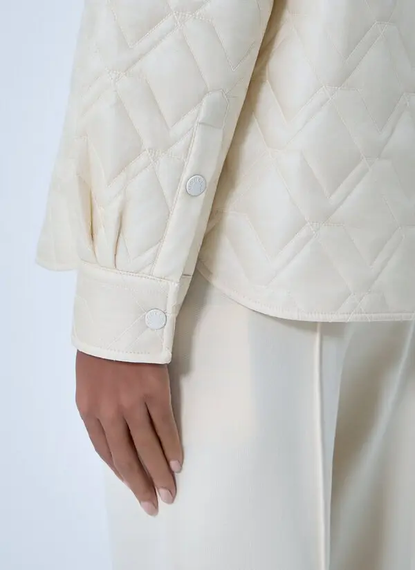 Moncler Logo Motif Quilted Jacket - Multicolor