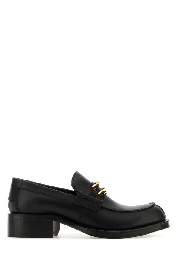 LANVIN Leather Medley Loafers - Black