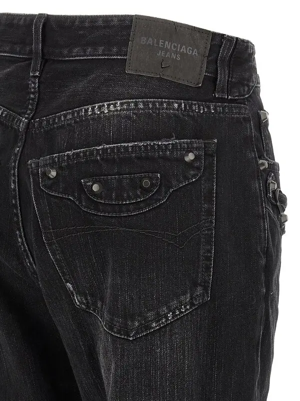 Balenciaga City Jeans - Black