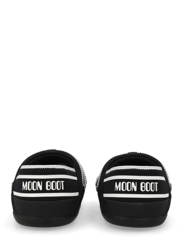 Moon Boot Icon Slipper - Black