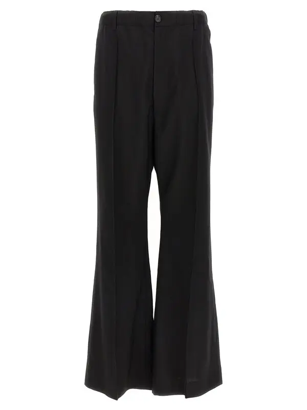 Marni Tropical Wool High-waisted Wide-leg Trousers