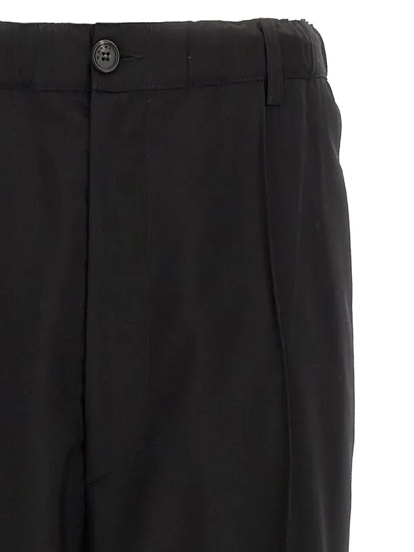 Marni Tropical Wool High-waisted Wide-leg Trousers