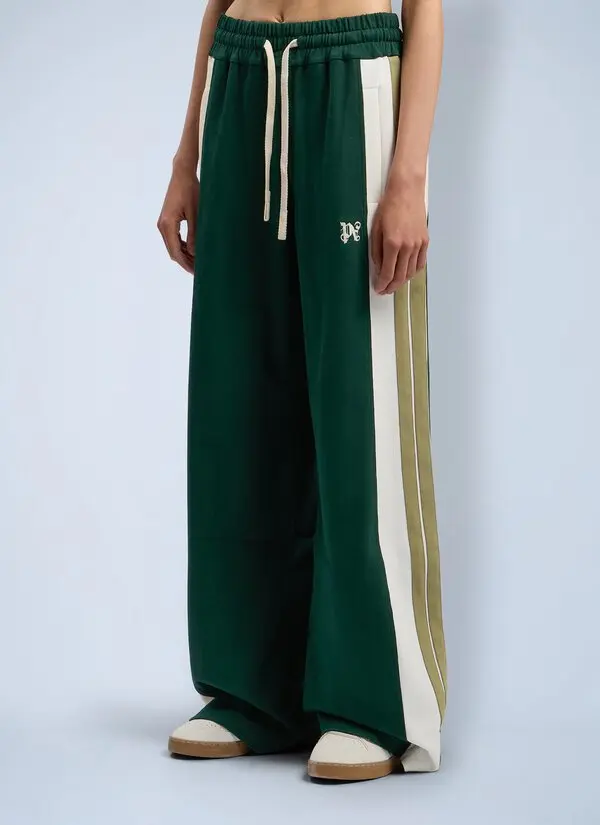 Palm Angels Monogram Wide-leg Track Pants