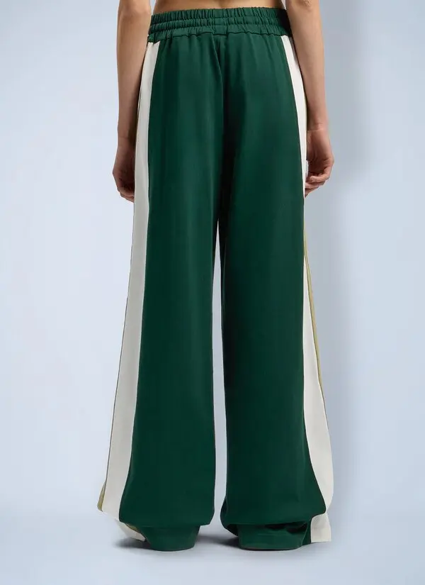 Palm Angels Monogram Wide-leg Track Pants