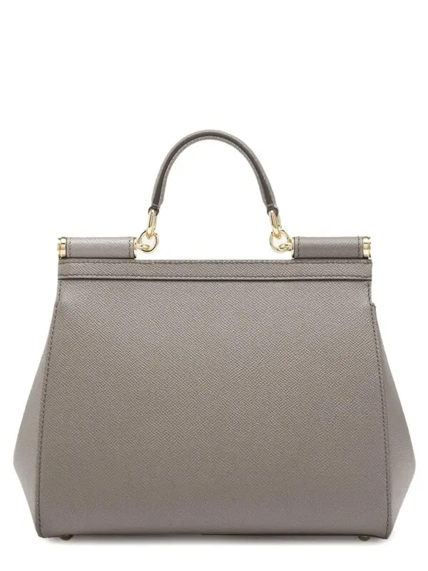 Dolce & Gabbana Sicily Large Top Handle Bag - Brown
