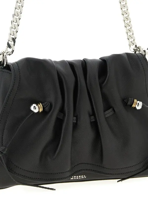 Isabel Marant Étoile Bolton Leather Shoulder Bag - Black