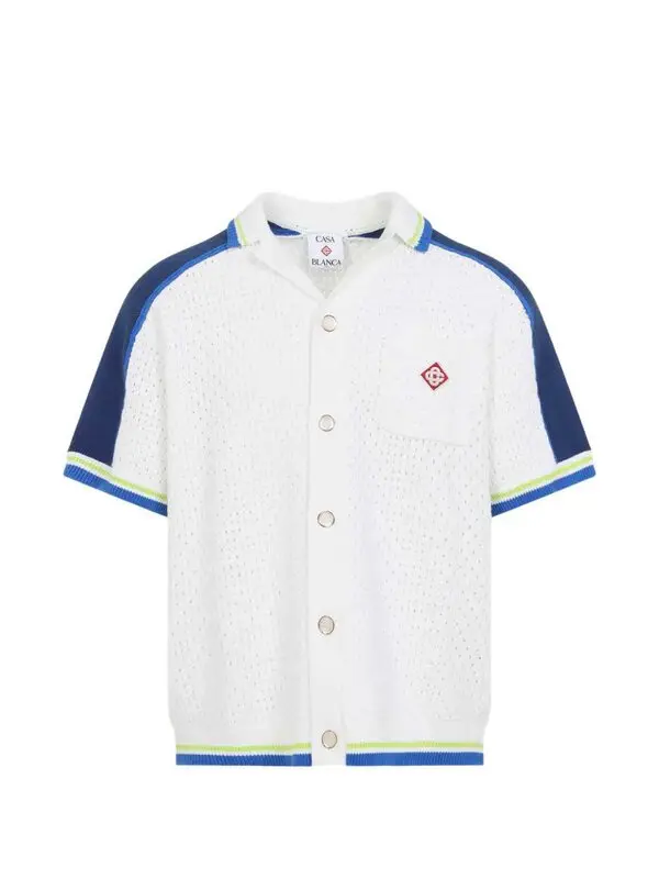 Casablanca Shirt With Embroidered Logo