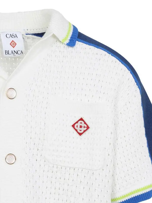 Casablanca Shirt With Embroidered Logo