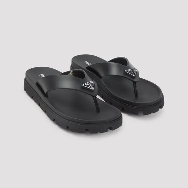 Prada Soft Cage Thong Sandals