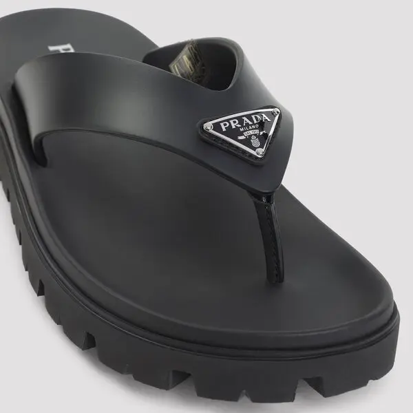 Prada Soft Cage Thong Sandals
