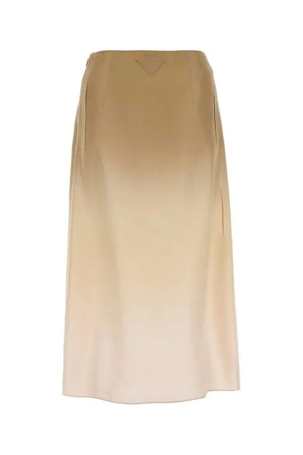 Prada Silk Skirt - Multicolor