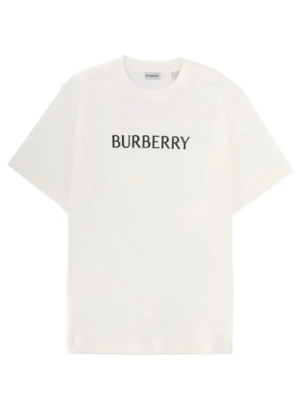 Burberry Logo T-shirt - Cream