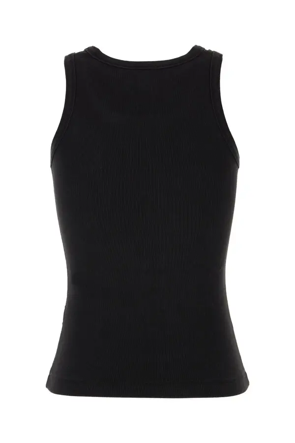 DIESEL® Ribbed Tank Top With Logo Detail