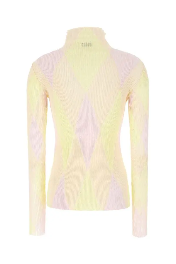 Burberry Argyle Knit Top