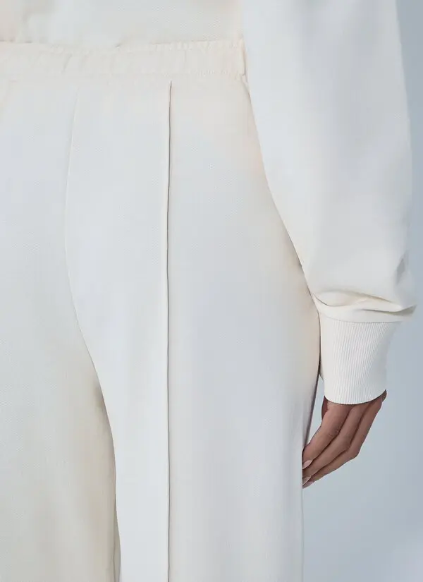 Moncler Wide Leg Track Pants With Drawstring Waist