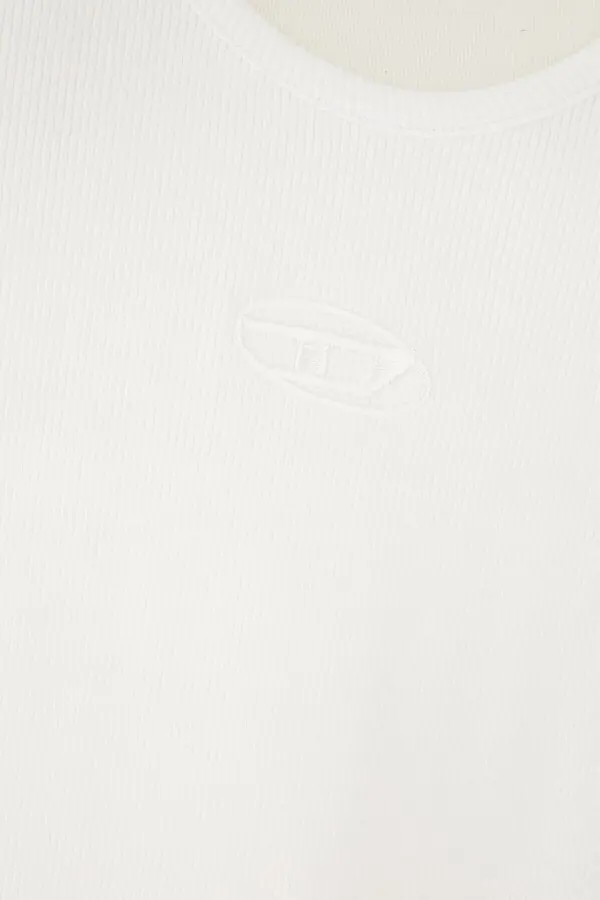DIESEL® Ribbed Tank Top With Logo
