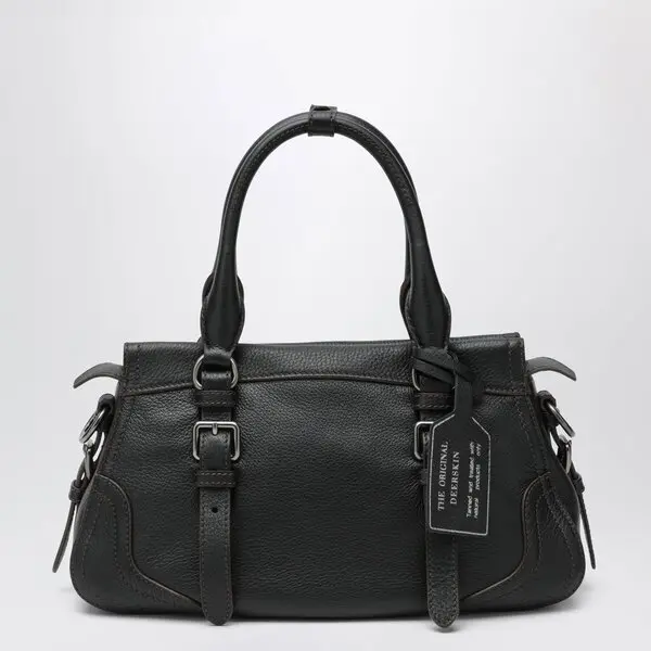 Prada Deerskin Shopping Bag - Black