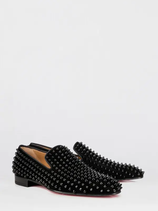 CHRISTIAN LOUBOUTIN Studded Loafers - Black