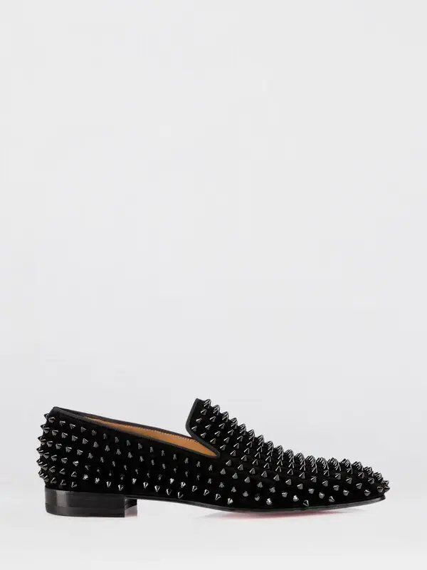 CHRISTIAN LOUBOUTIN Studded Loafers - Black