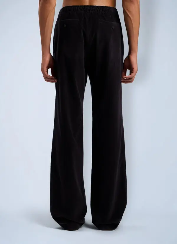 Palm Angels Corduroy Logo Embroidered Travel Pants
