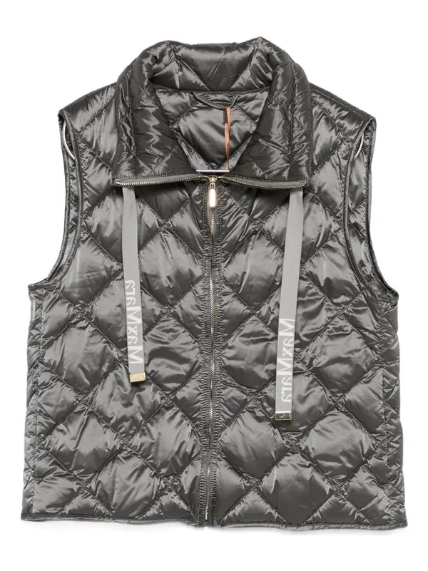 Max Mara Quilted Down Vest - Multicolor