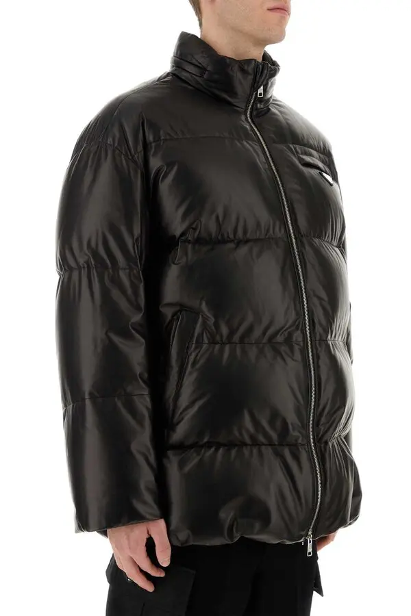 Prada Nappa Leather Down Jacket