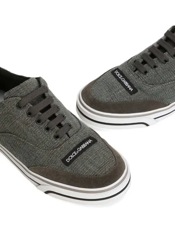 Dolce & Gabbana Sailing Lace-up Sneakers - Gray