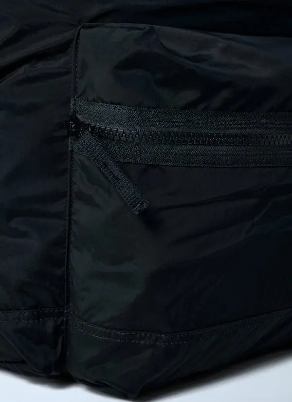 Stone Island Logo Motif Backpack - Black