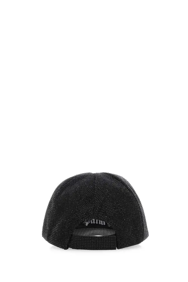 Palm Angels Embellished Cotton Baseball Cap