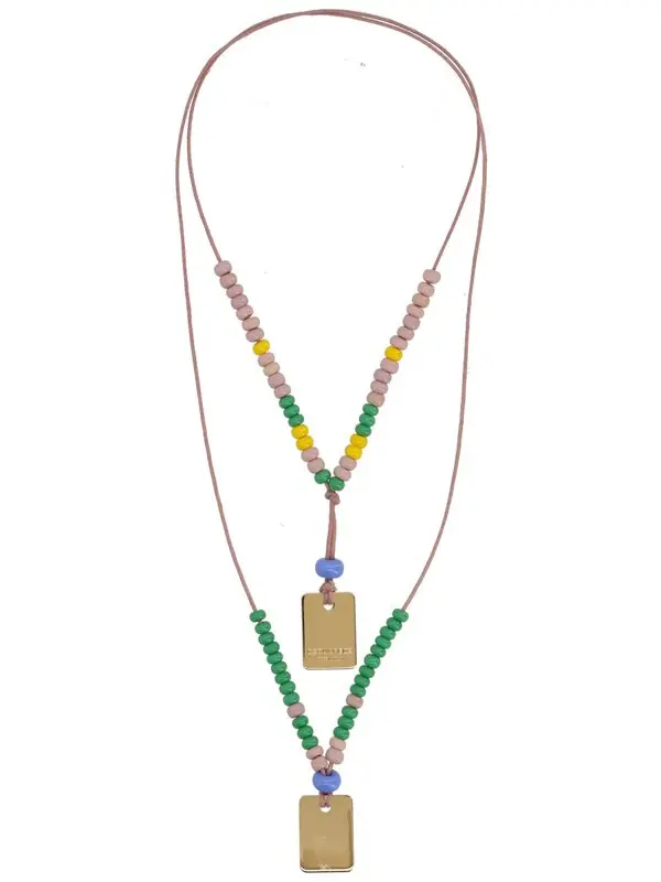 Dsquared2 Logo Plaque Necklace