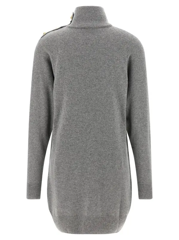 Balmain Cashmere Wool Mini Dress