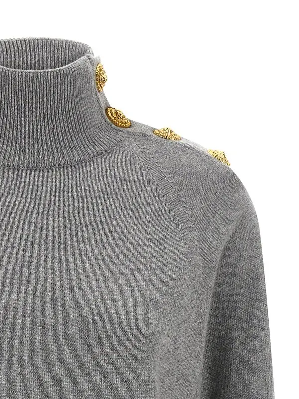 Balmain Cashmere Wool Mini Dress