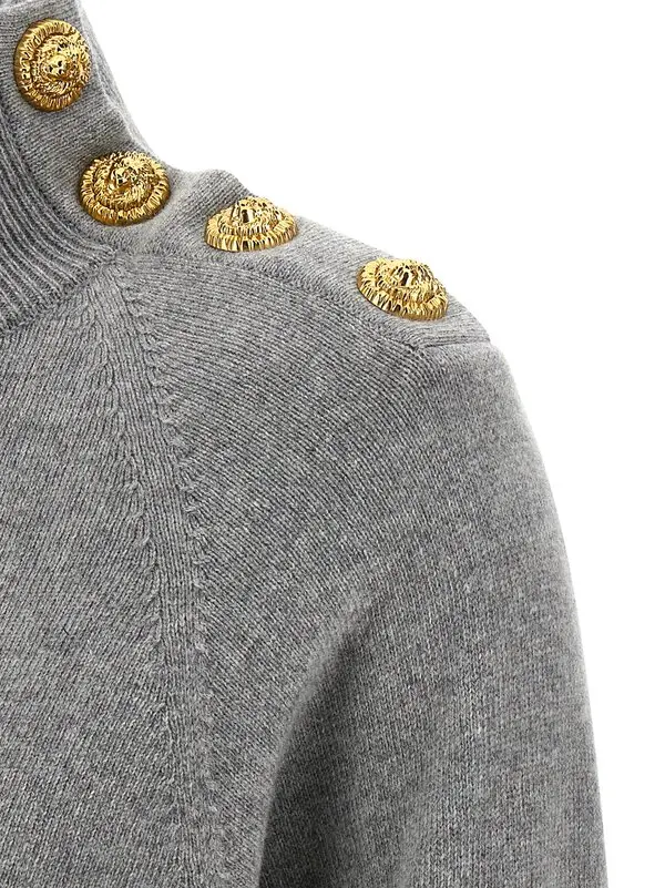 Balmain Cashmere Wool Mini Dress