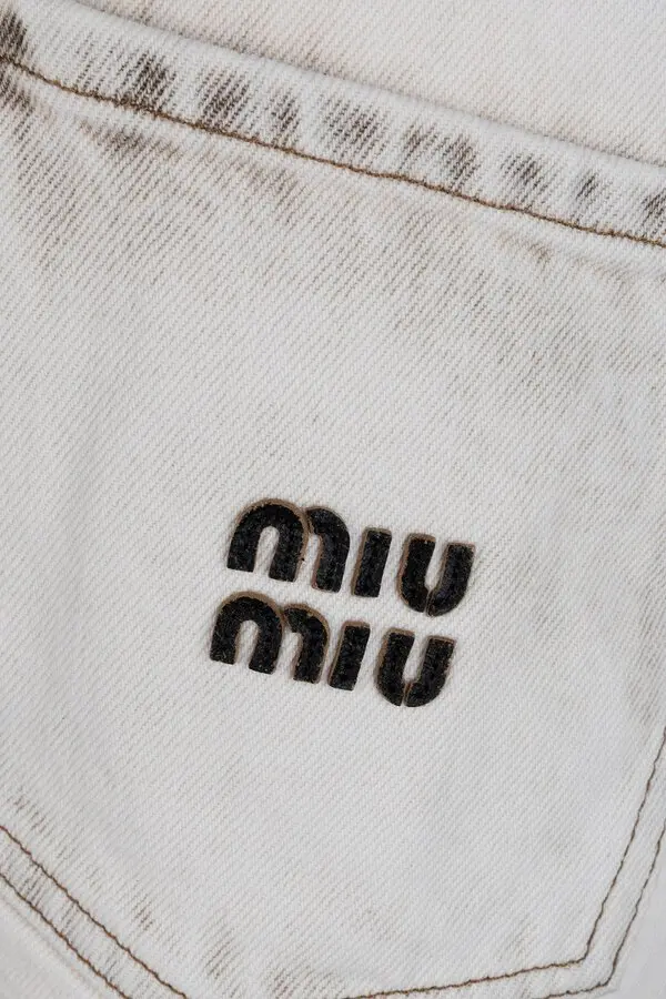 Miu Miu Denim Shorts - Multicolor
