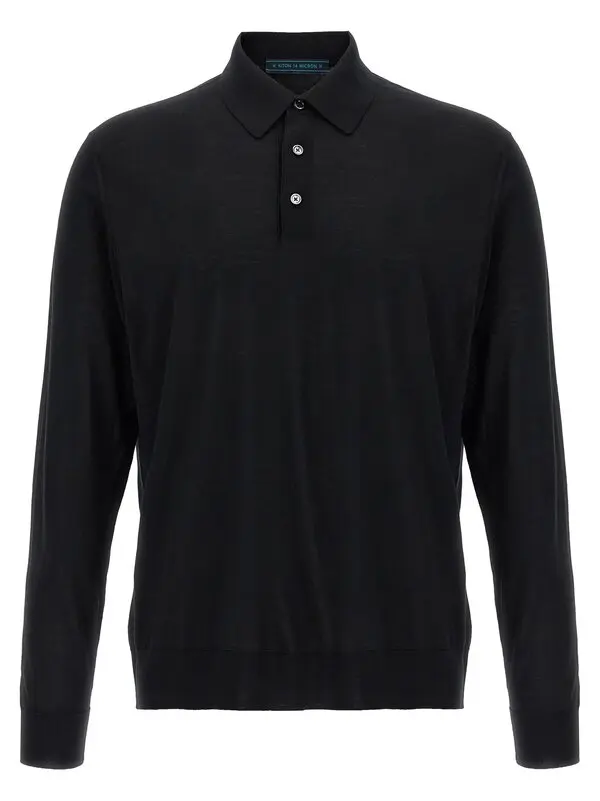 Kiton Ciro' Polo Shirt - Black