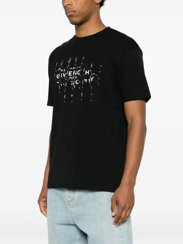 Givenchy Logo Cotton T-shirt - Multicolor
