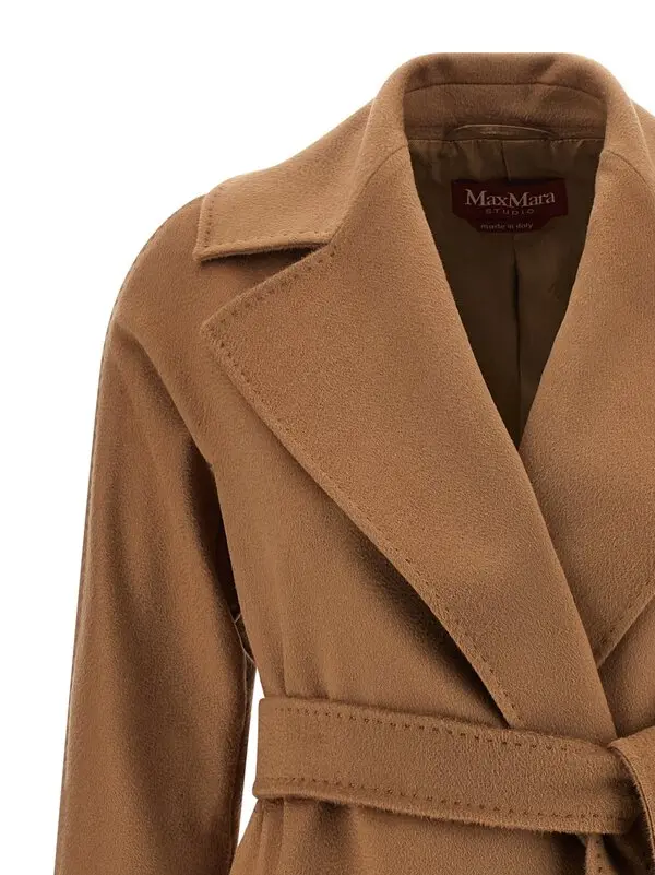 Max Mara Dravenna Wool Coat - Brown