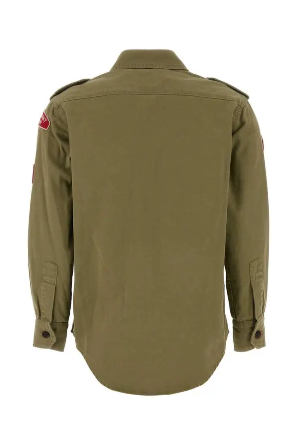 Isabel Marant Étoile Army Cotton Umberta Shirt - Green