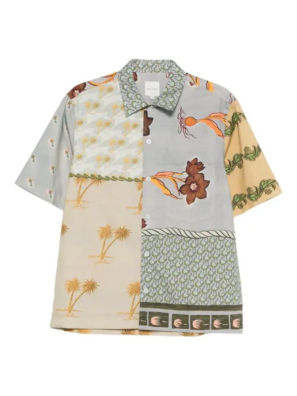 Paul Smith Printed Cotton Shirt - Multicolor