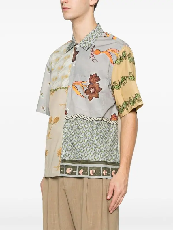 Paul Smith Printed Cotton Shirt - Multicolor
