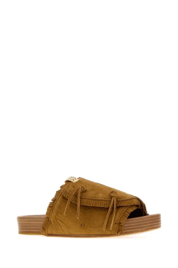 Visvim Christo Suede Slippers