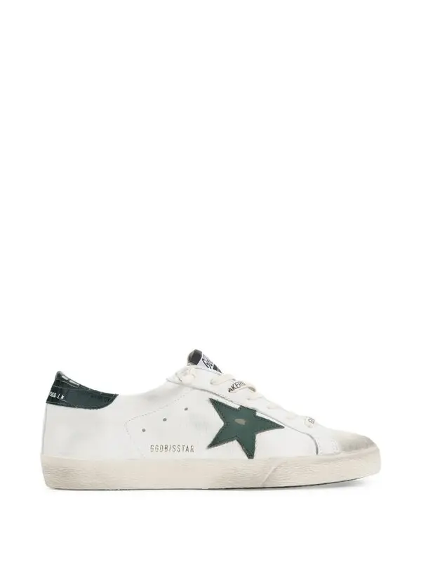 GOLDEN GOOSE Super-star Leather Sneakers - Multicolor