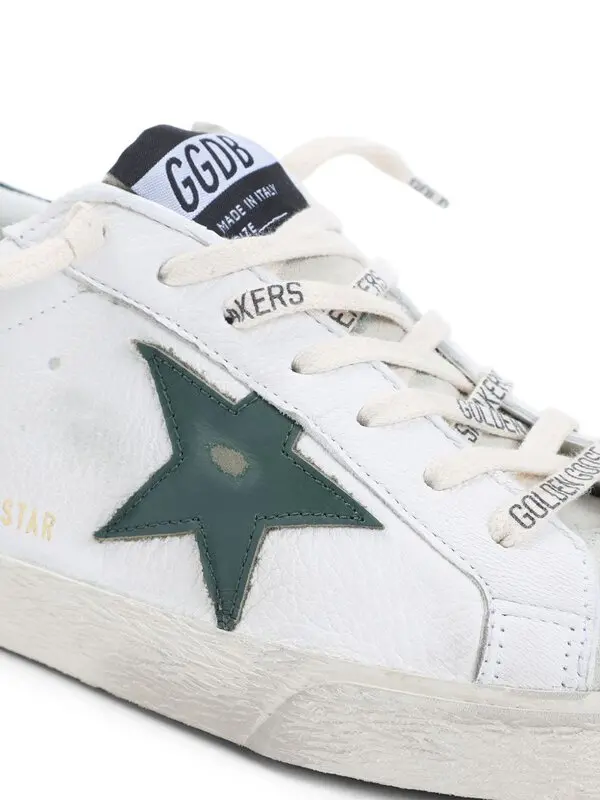 GOLDEN GOOSE Super-star Leather Sneakers - Multicolor
