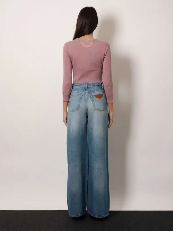 Chloé Wide Leg Jeans