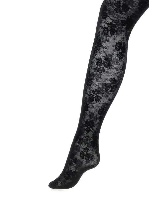 Valentino Garavani Lace Tights - Black