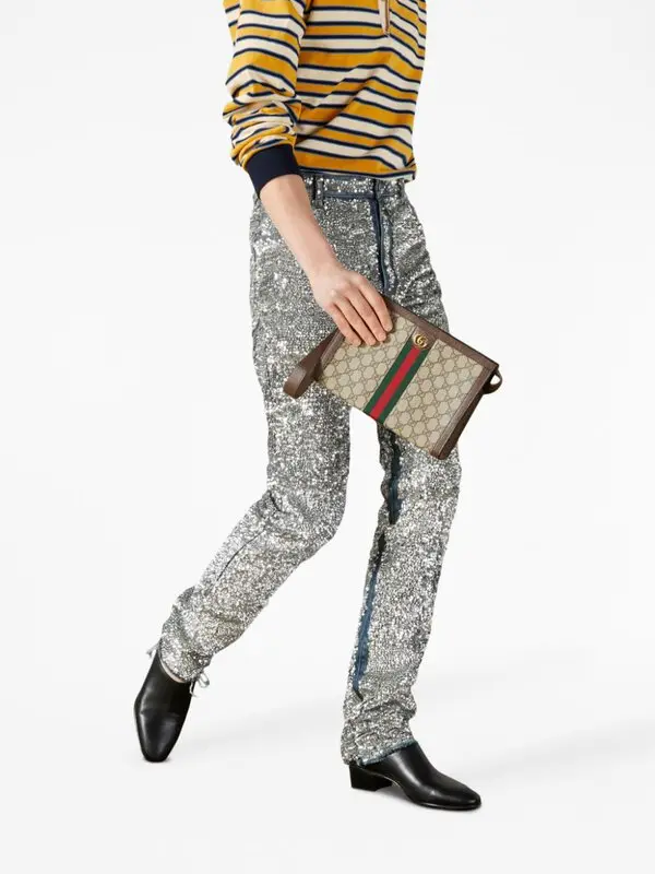 Gucci Ophidia Gg Pouch - Multicolor