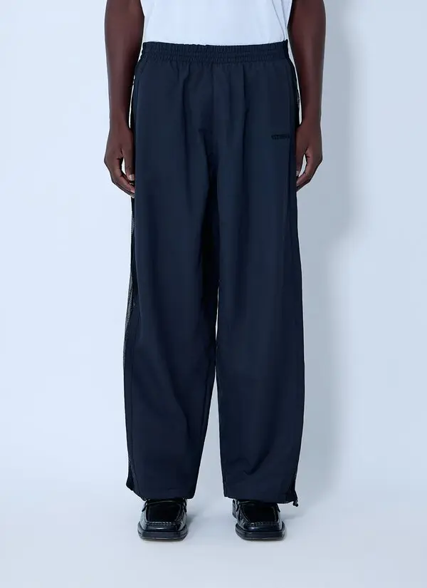 Vetements Mesh Panel Track Pants - Black