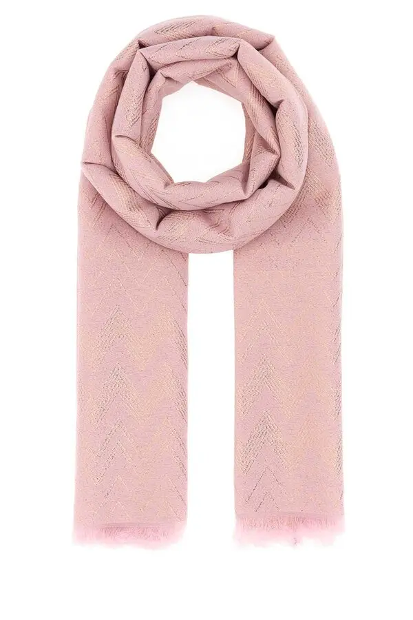 Missoni Wool Blend Scarf - Pink